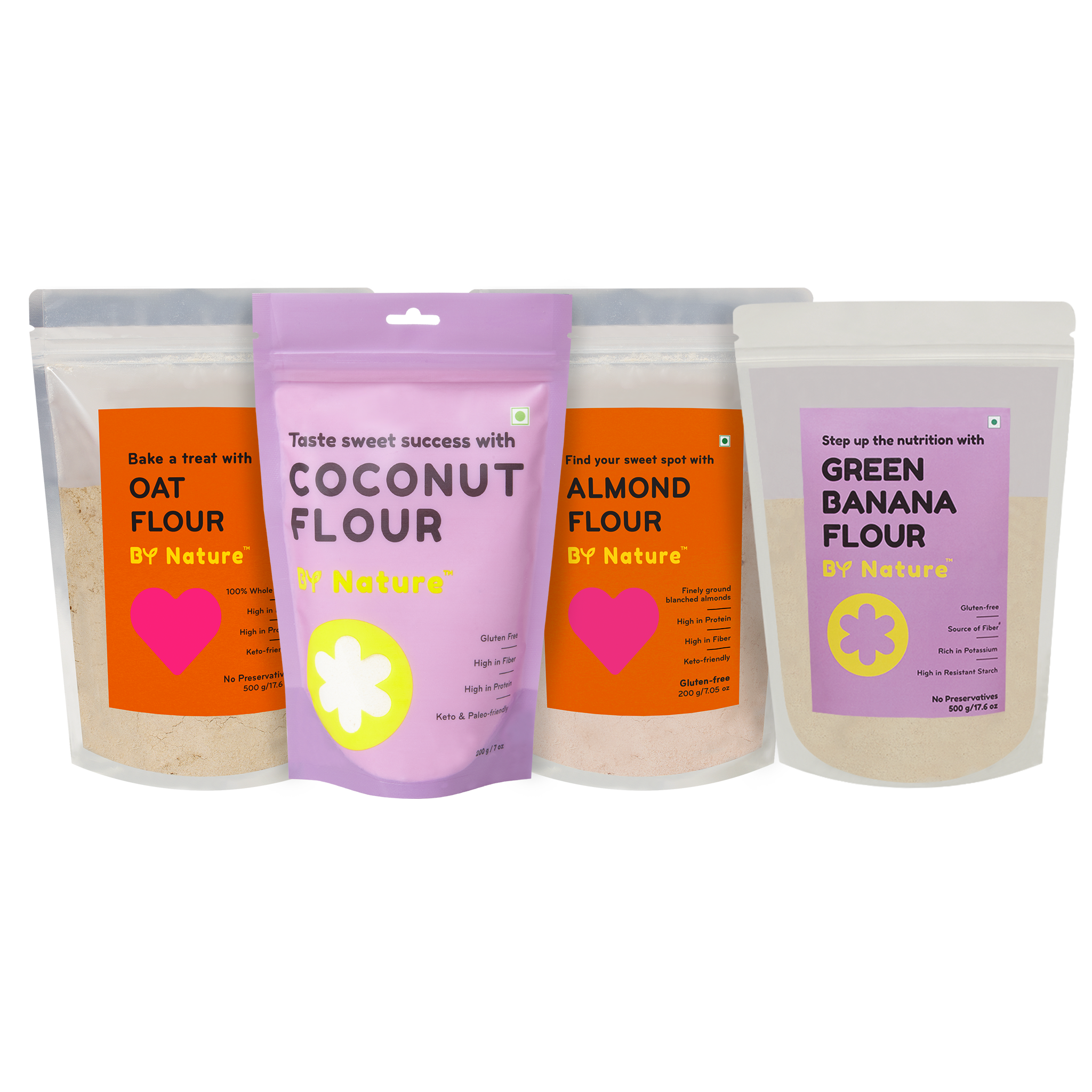 All Flour Nutrition Combo (Pack of 4 Flours) – By Nature Everyday Nutrition